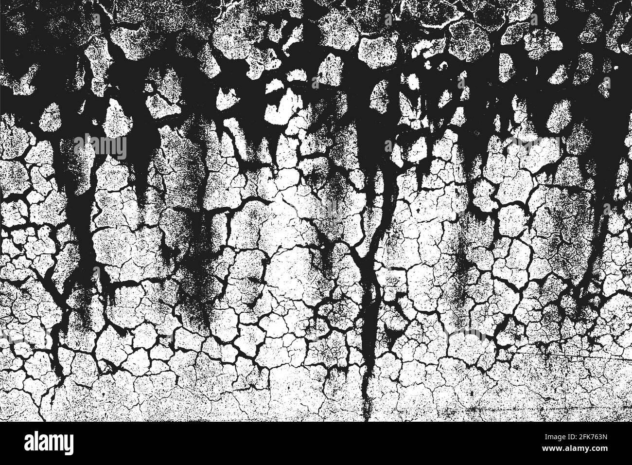 Distressed overlay texture of cracked concrete, stone or asphalt ...