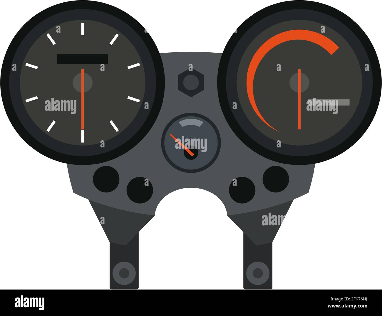 Motorcycle dashboard vector isolated on white background Stock Vector ...