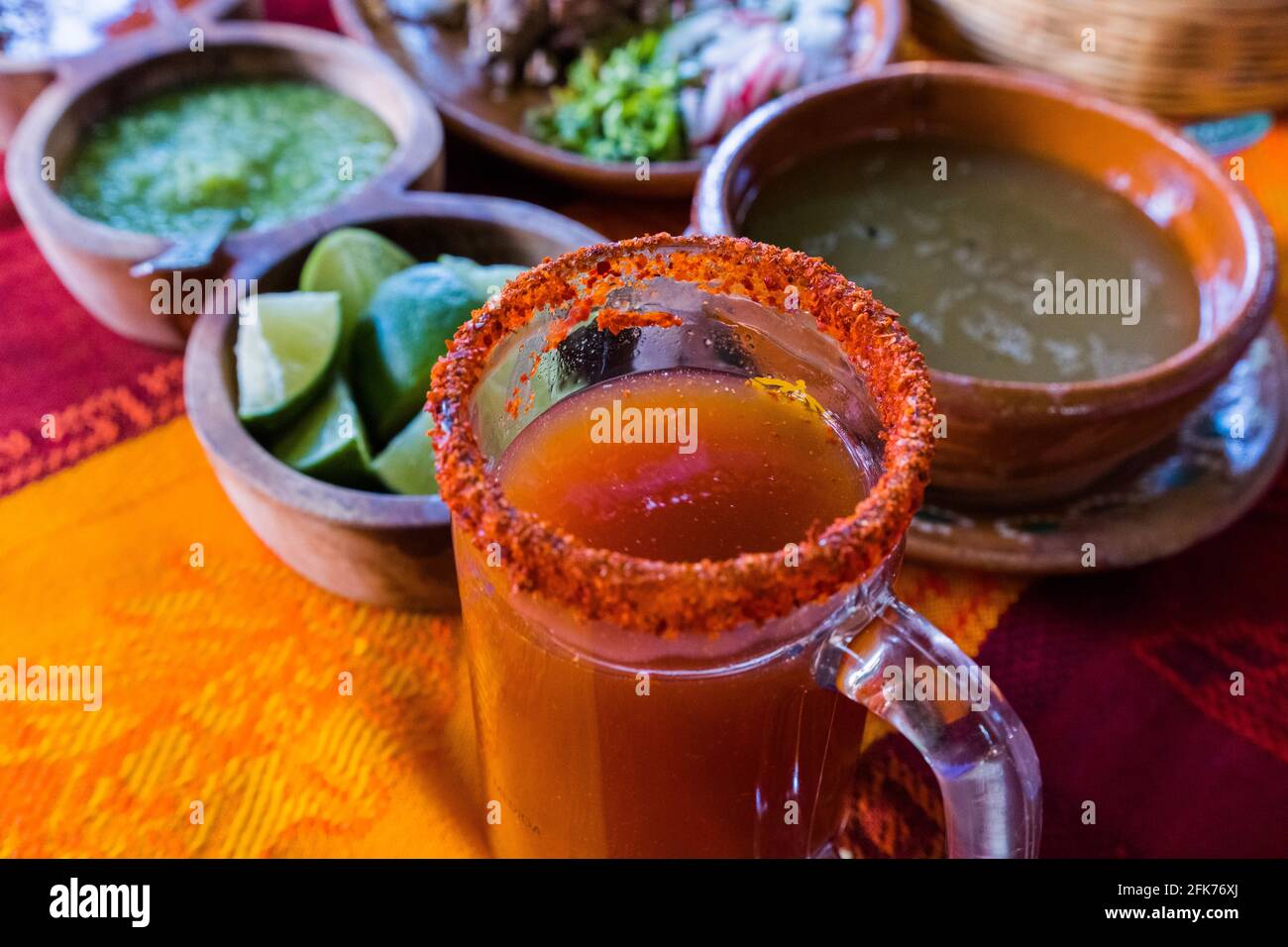 Traditional mexican michelada hi-res stock photography and images - Alamy