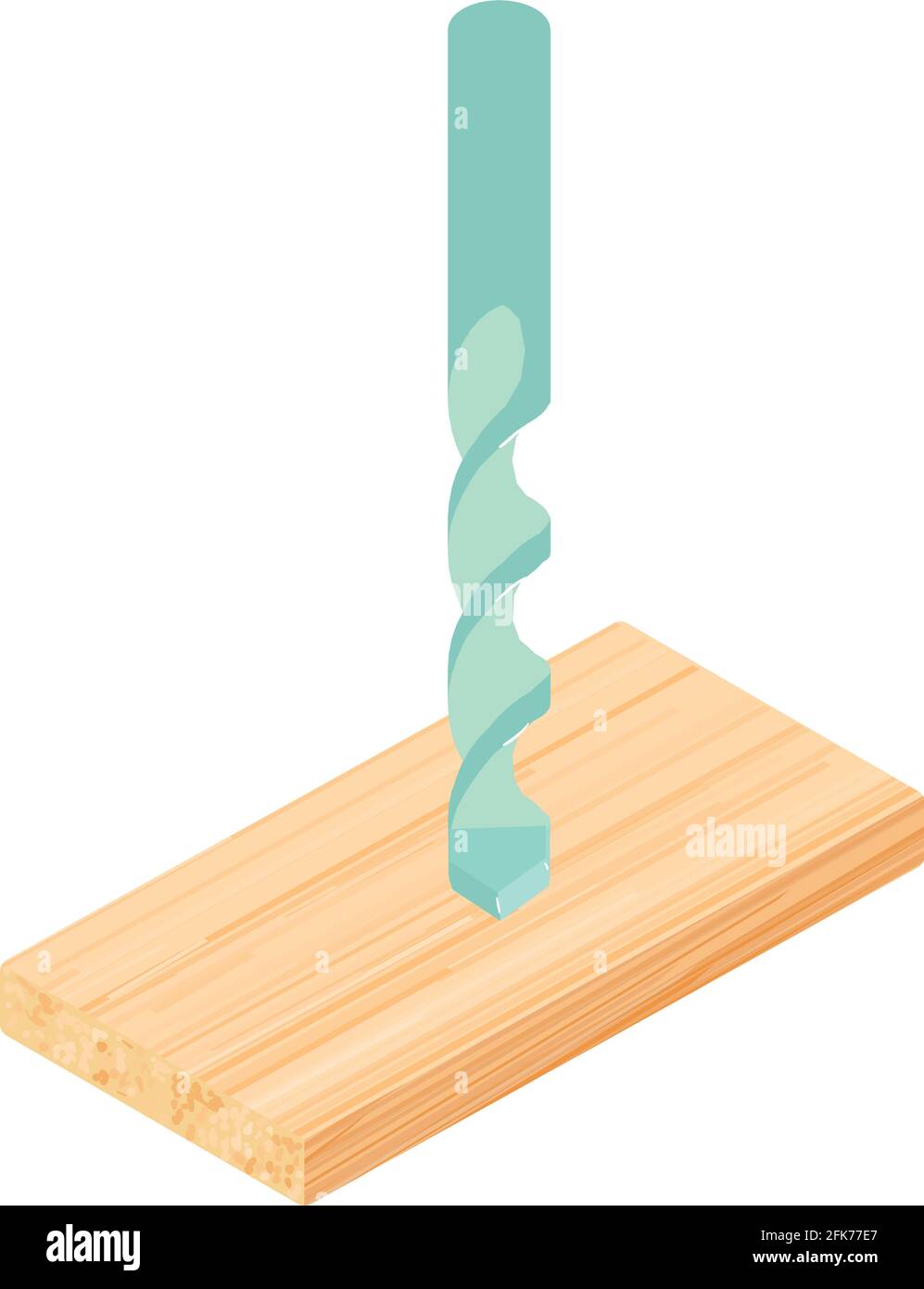 Masonry bit icon. Isometric illustration of masonry bit vector icon for ...