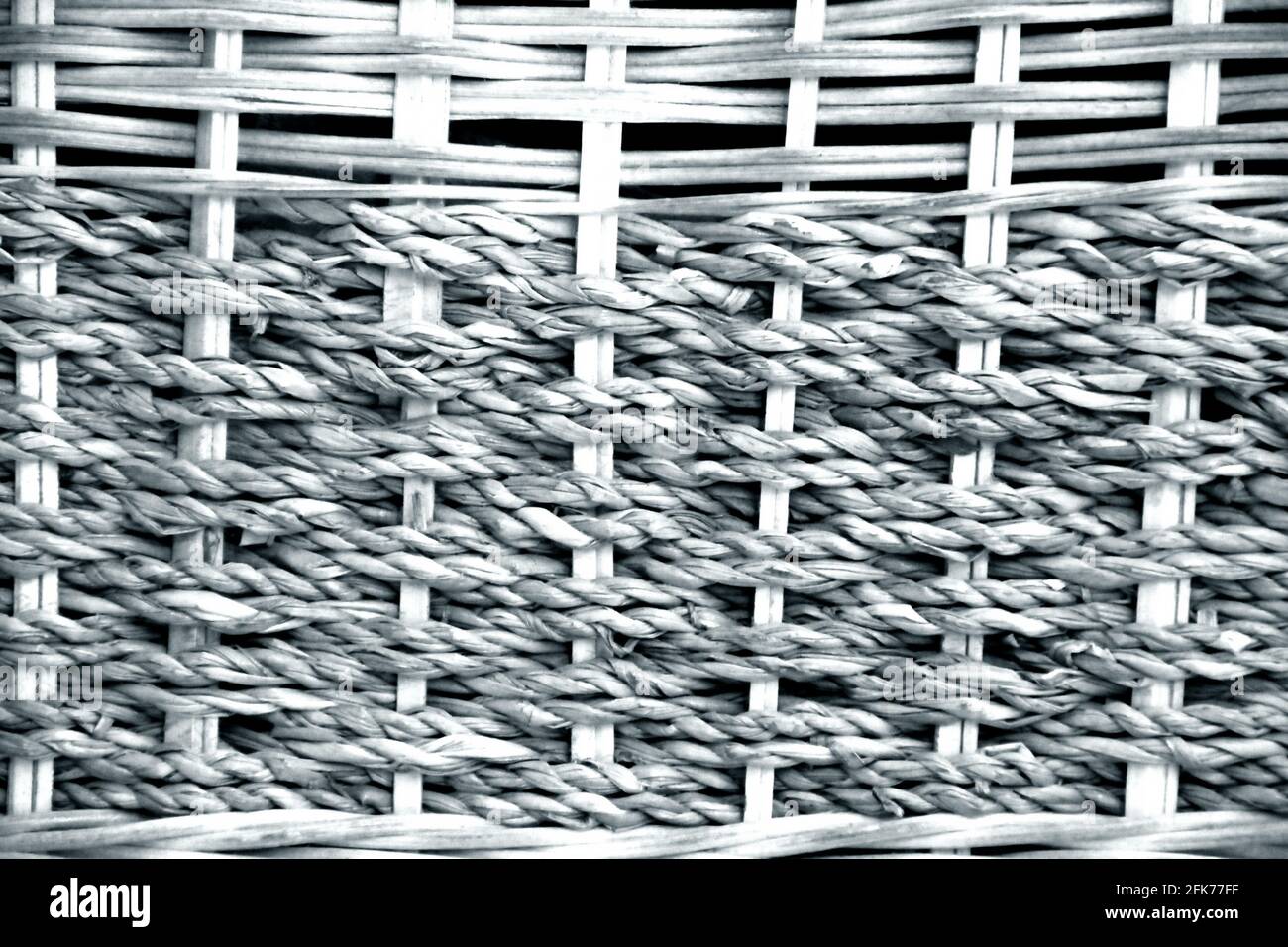 Woven rattan with natural patterns. Monochrome image Stock Photo - Alamy