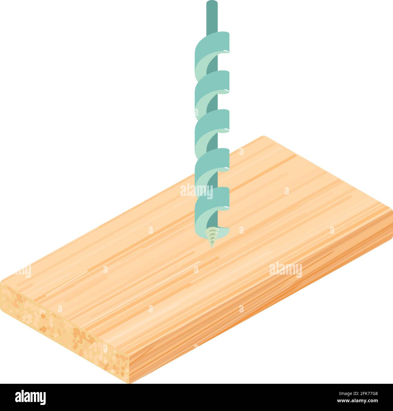 Auger bit icon. Isometric illustration of auger bit vector icon for web ...