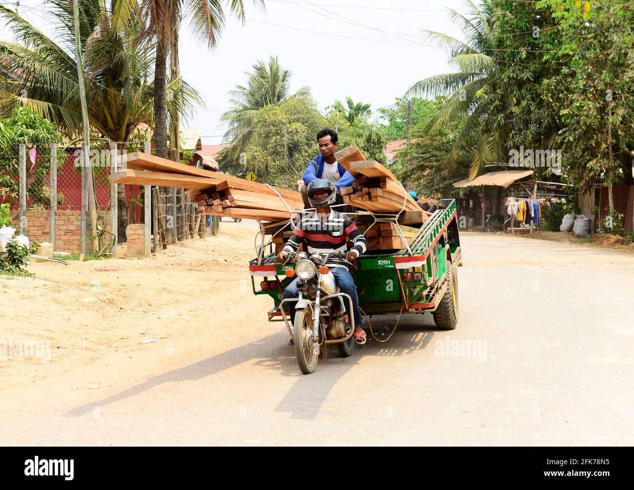 Rural transportation in Siem Reap province in Cambodia Stock Photo - Alamy