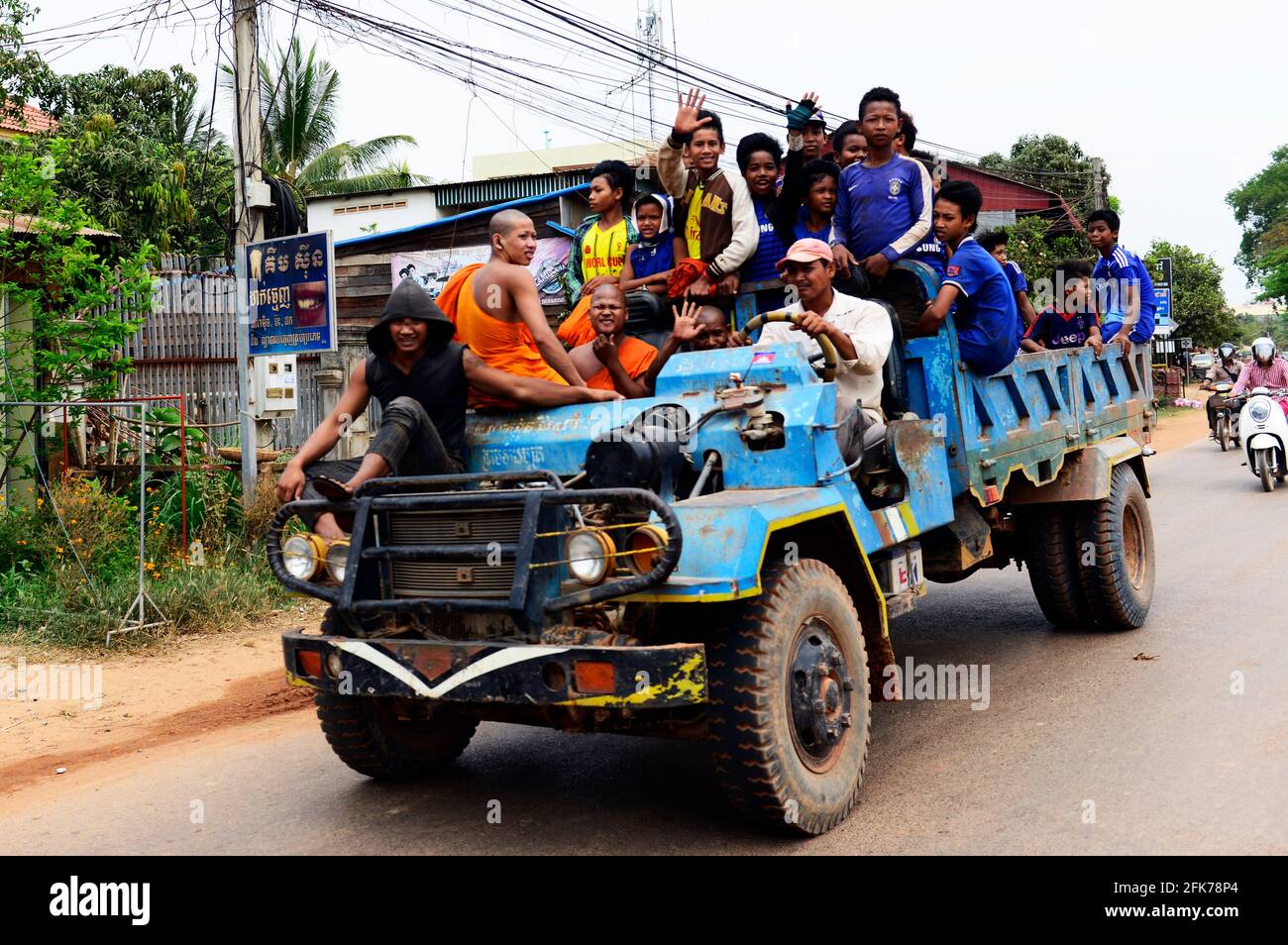 Rural transportation in Siem Reap province in Cambodia Stock Photo - Alamy