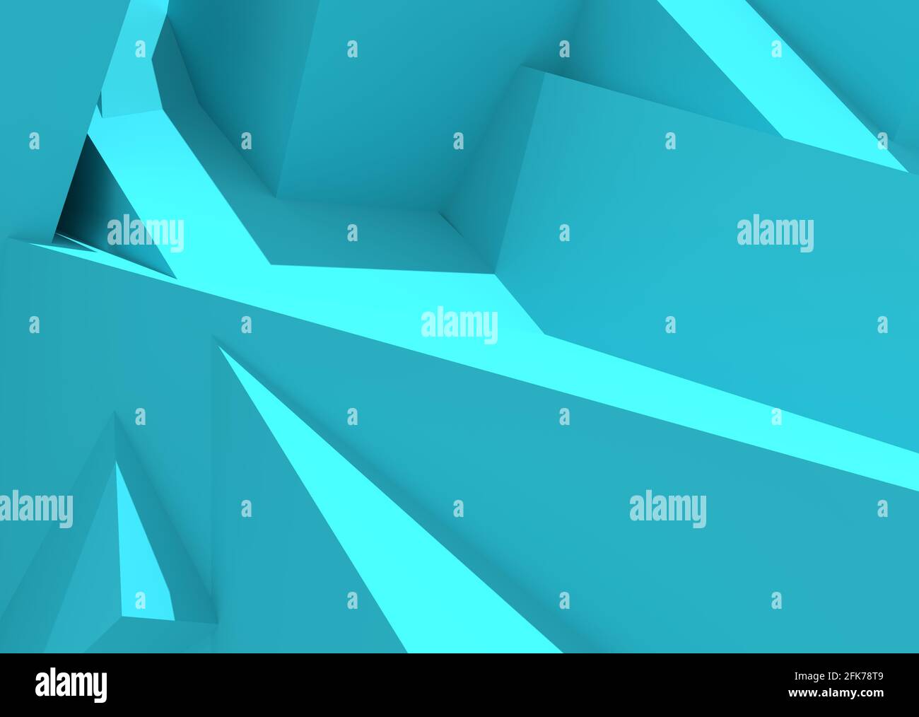 Chaotic geometry shapes. Abstract background. 3d rendering Stock Photo ...