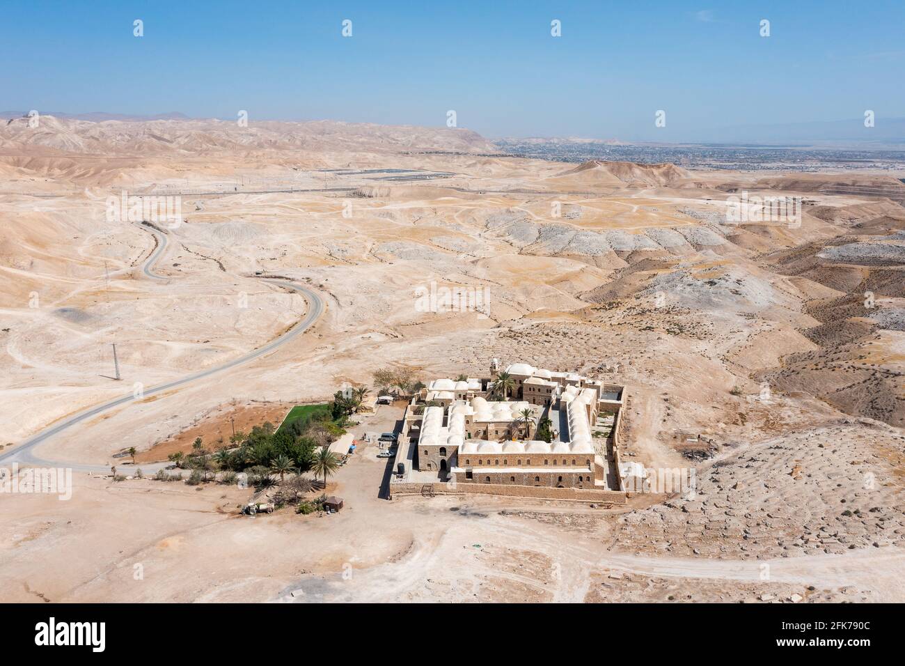 Nabi Musa, Believed to be the tomb of The Prophet Moses, Aerial view ...