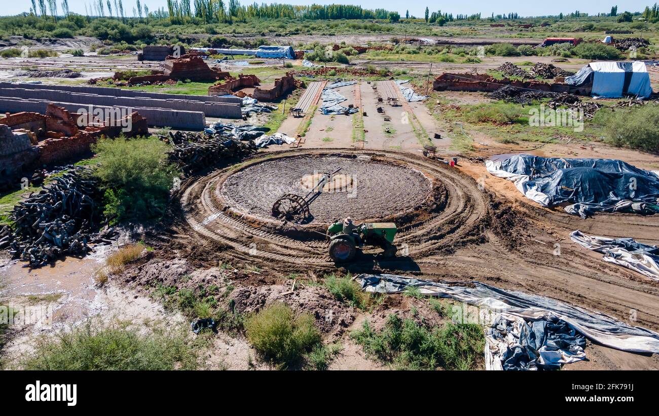 Drying bricks in background hi-res stock photography and images - Alamy