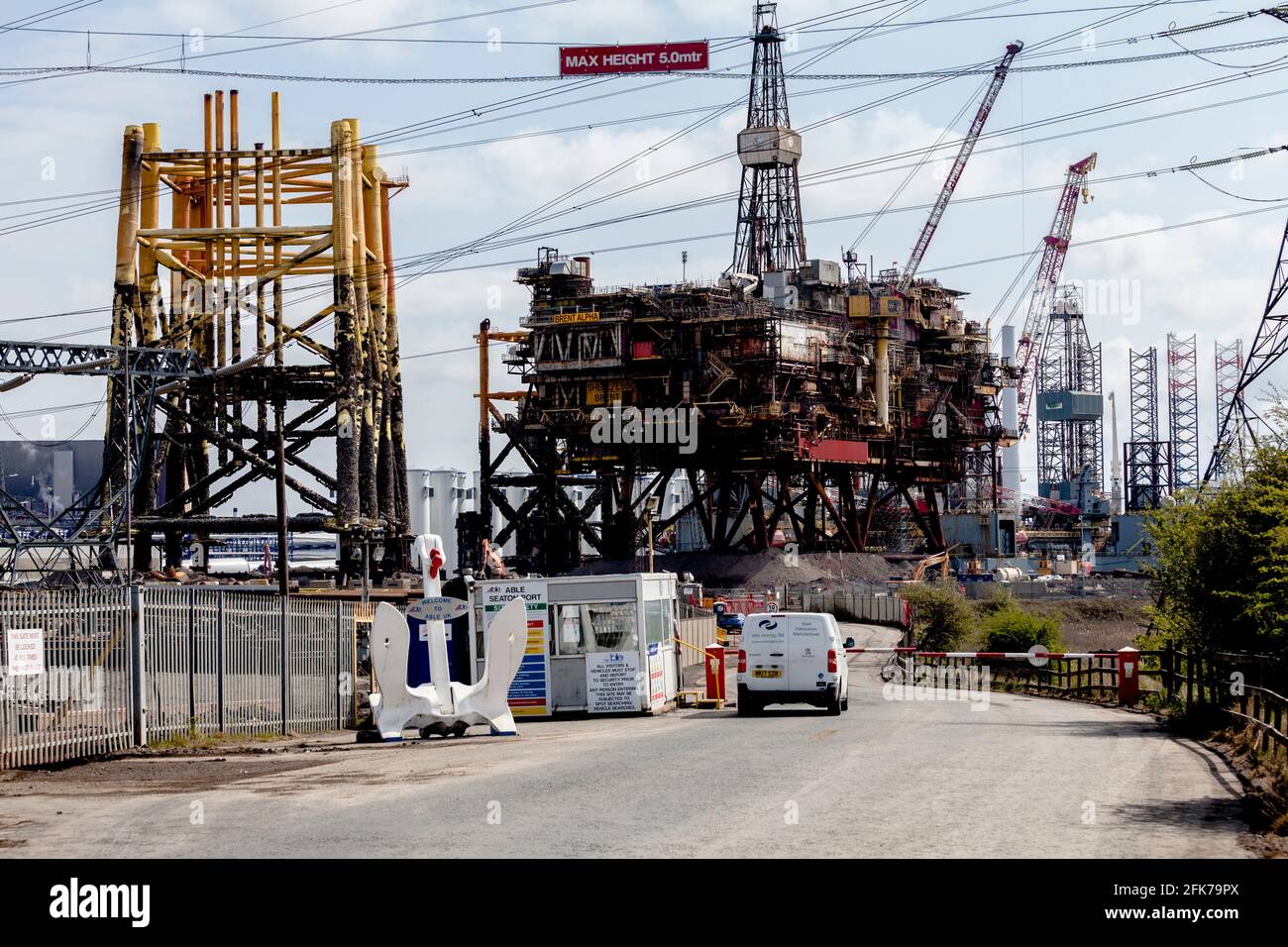 The Able Seaton Port complex at Hartlepool,England,UK where they ...