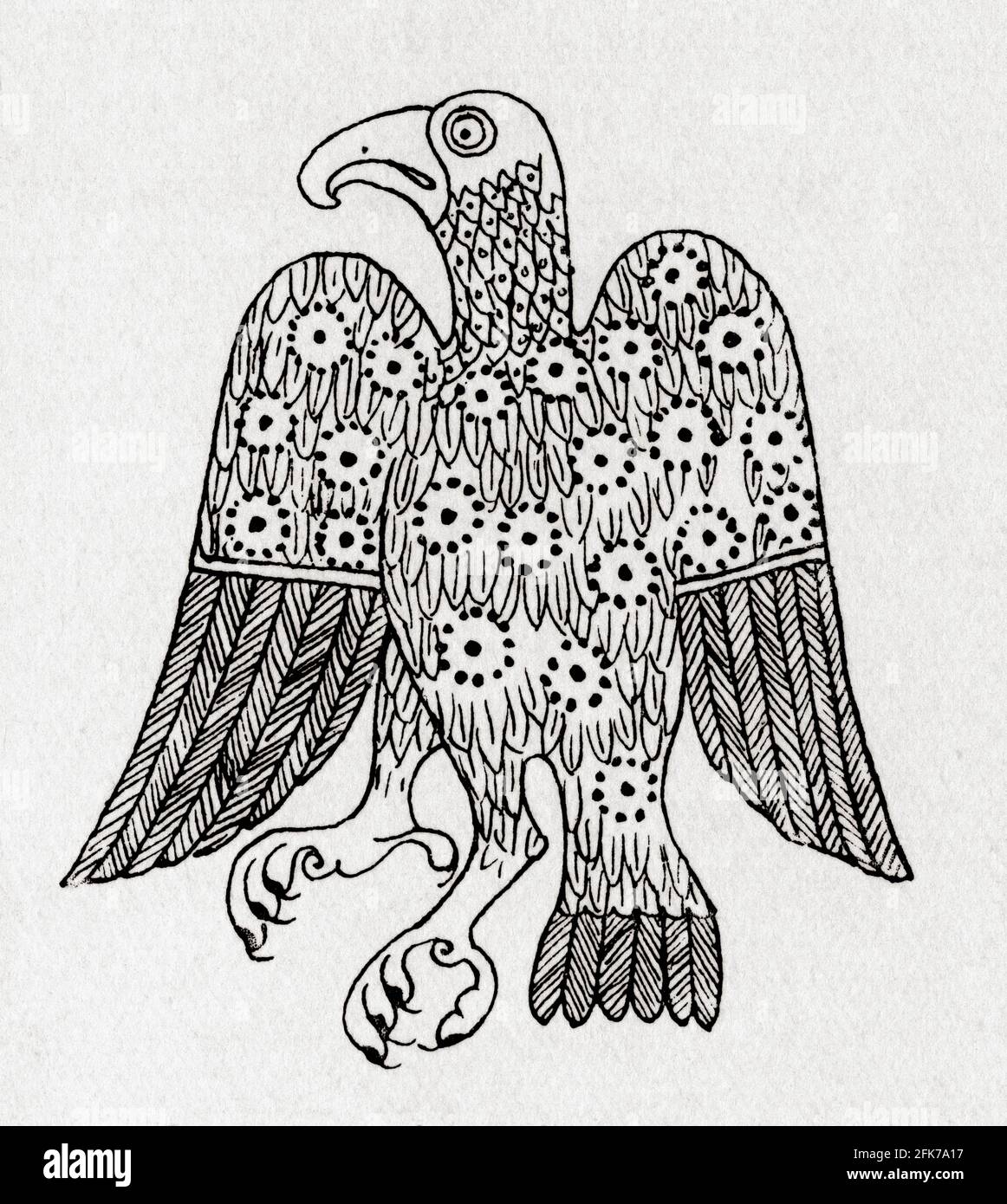 The Symbol of Saint John from the The Lichfield Gospels aka the St ...