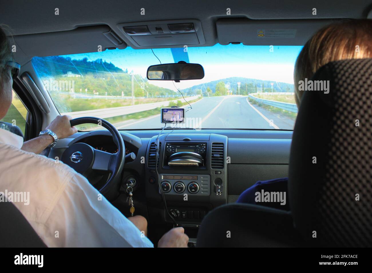Car Windshield View Inside