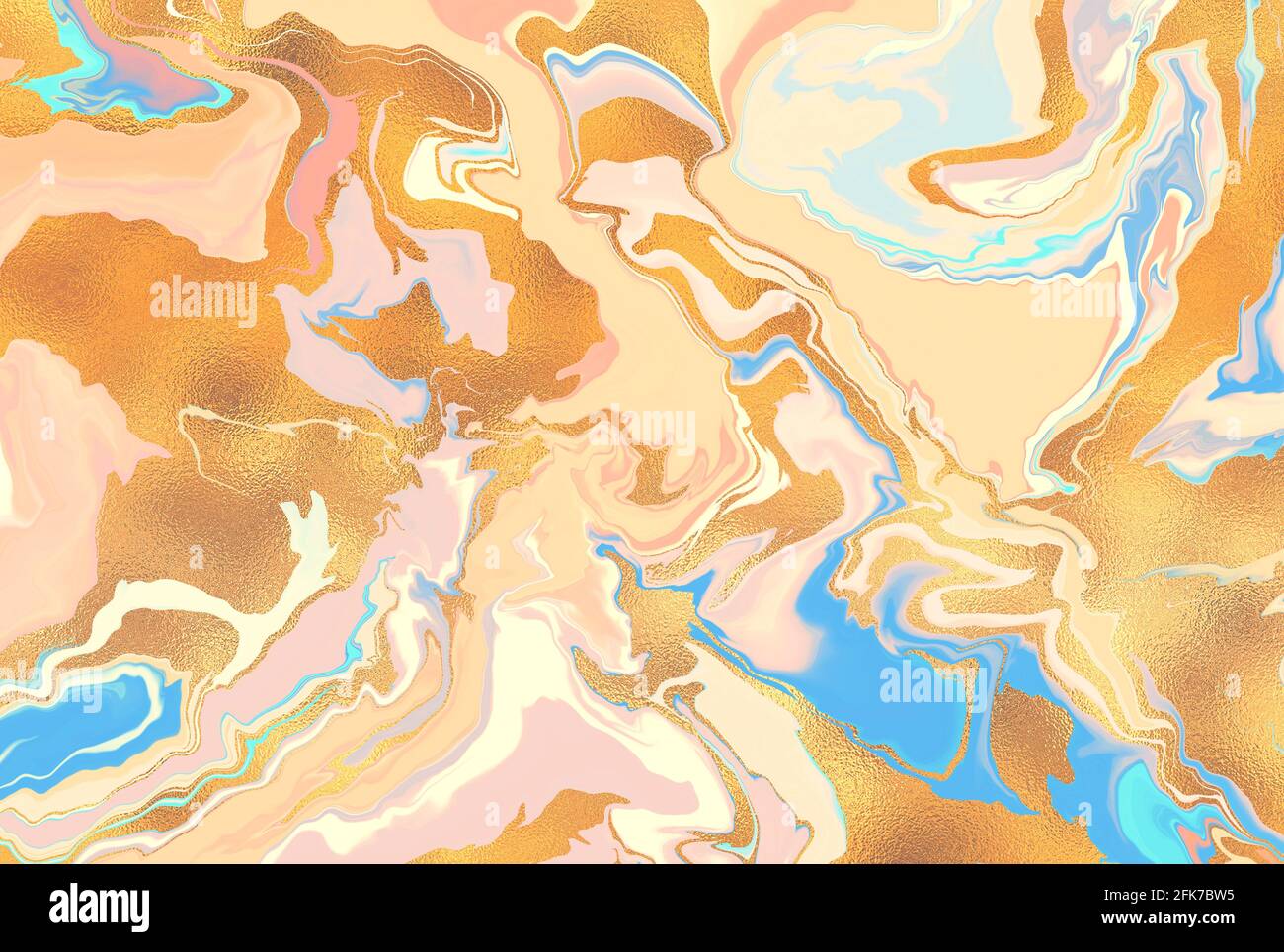 Marble background with golden effect Stock Photo - Alamy