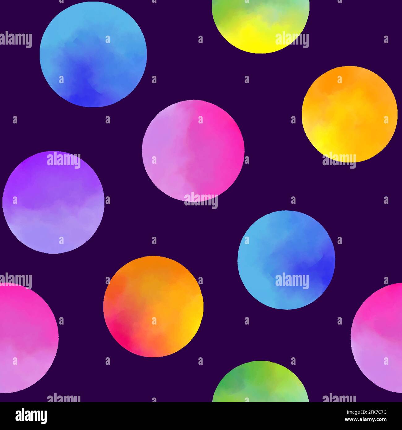 Pattern with watercolor circles Stock Vector Image & Art - Alamy