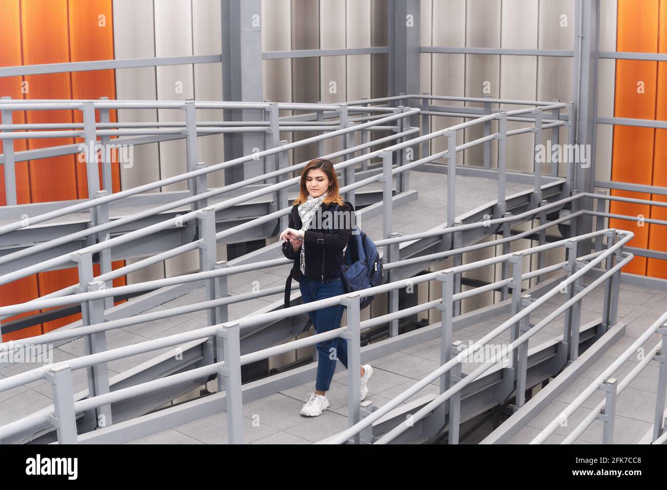 Pedestrian overpass ramp hi-res stock photography and images - Alamy