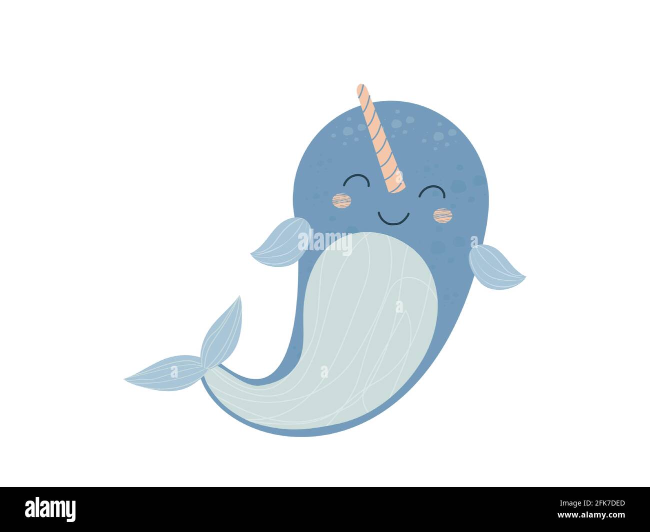 Narwhal horn Stock Vector Images - Alamy