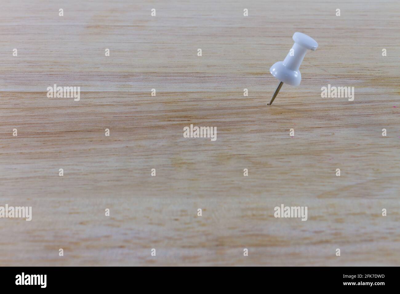 white pin on the woodbackground Stock Photo - Alamy