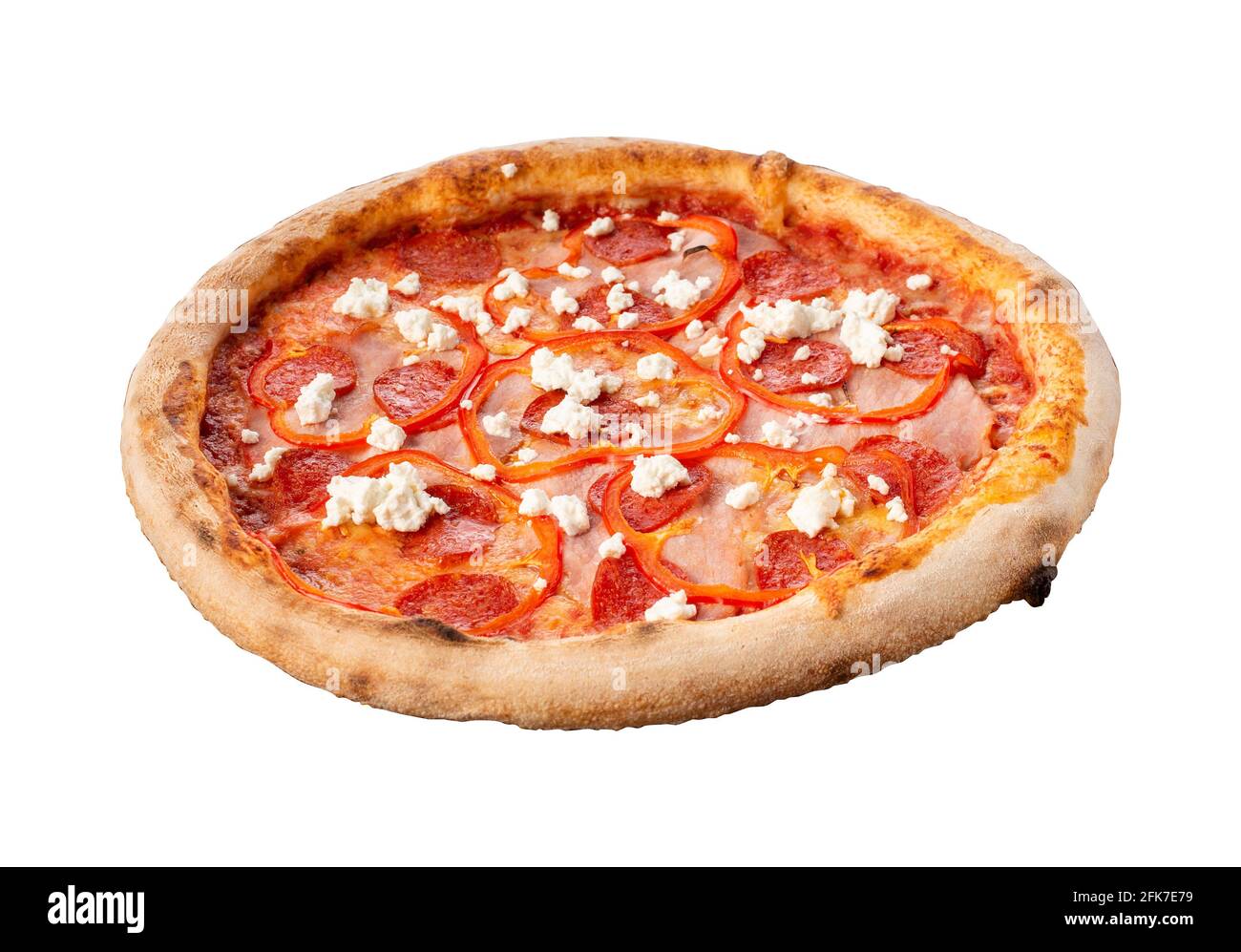 White background pizza hi-res stock photography and images - Alamy