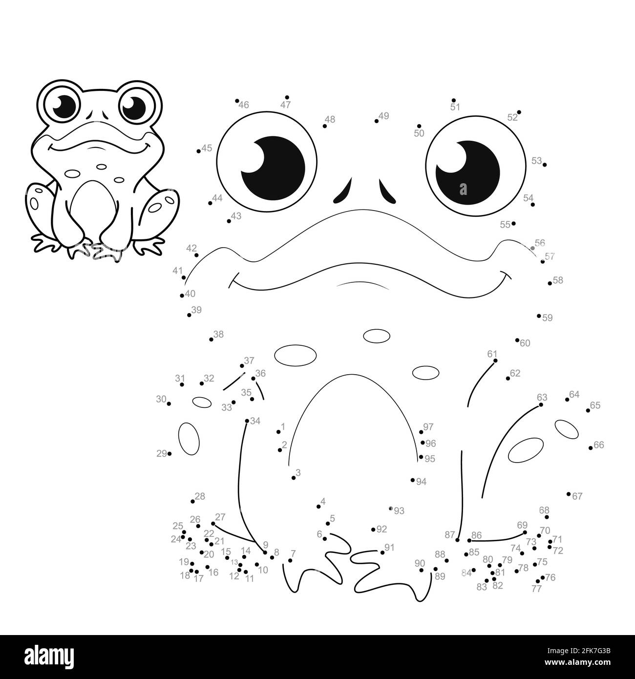 Frog illustration Black and White Stock Photos & Images - Alamy