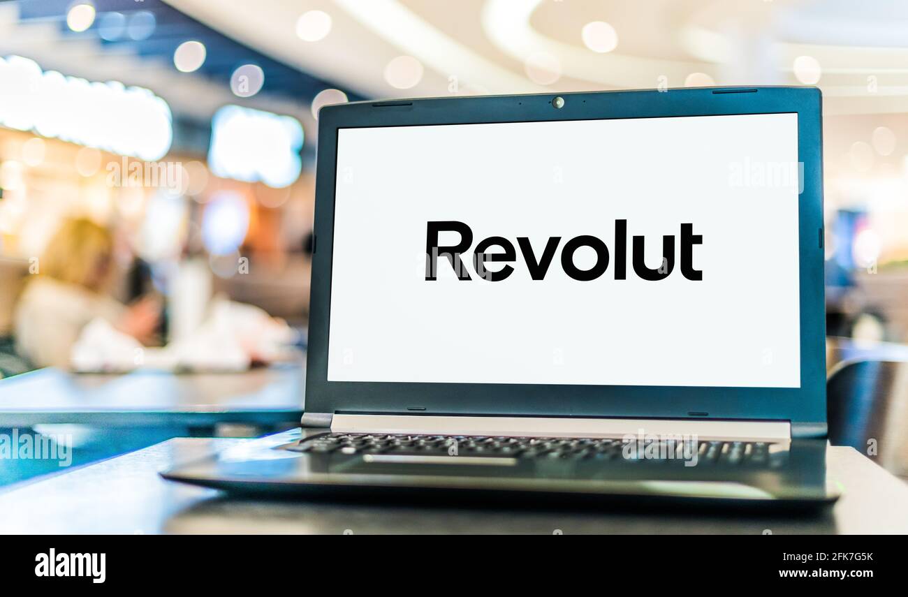 Revolut laptop screen hi-res stock photography and images - Alamy