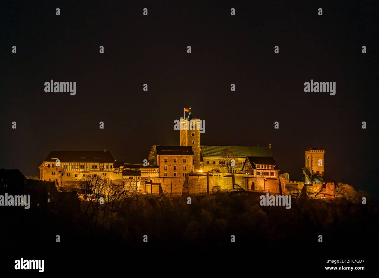 The Wartburg Castle in Thuringia Germany Stock Photo - Alamy