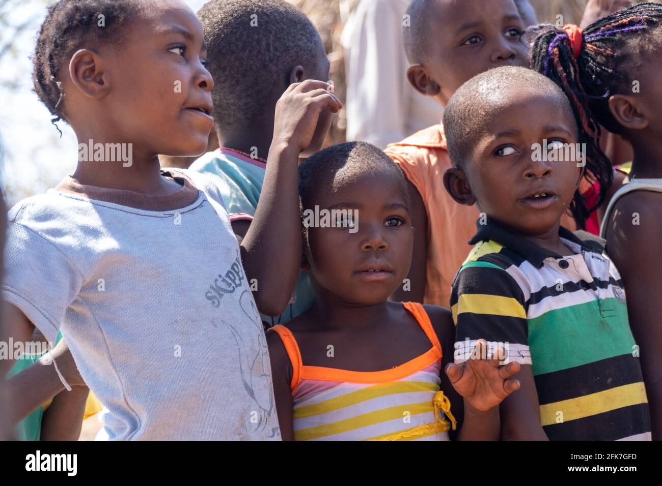 Zimbabwe group of locals hi-res stock photography and images - Alamy