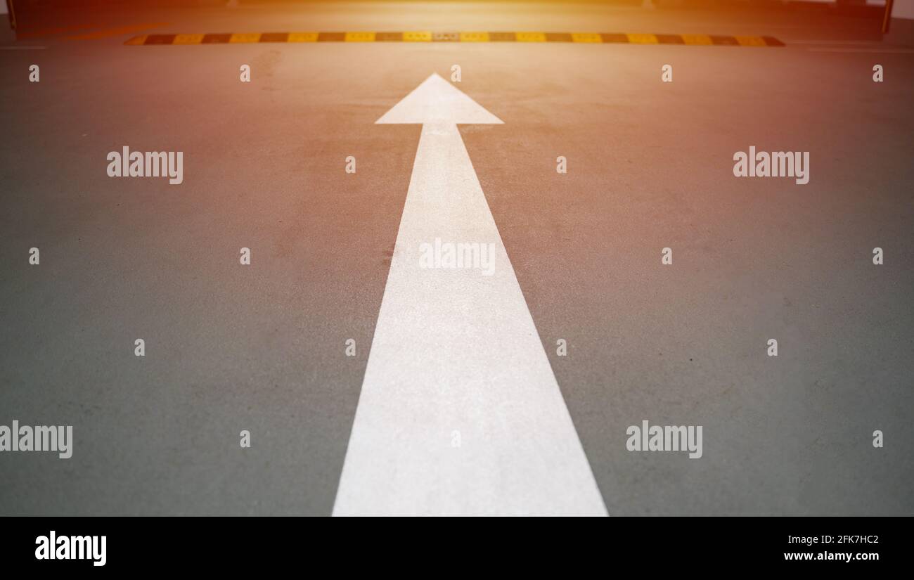 Road sign, Forward Sign on the road to guide the traffic Stock Photo ...