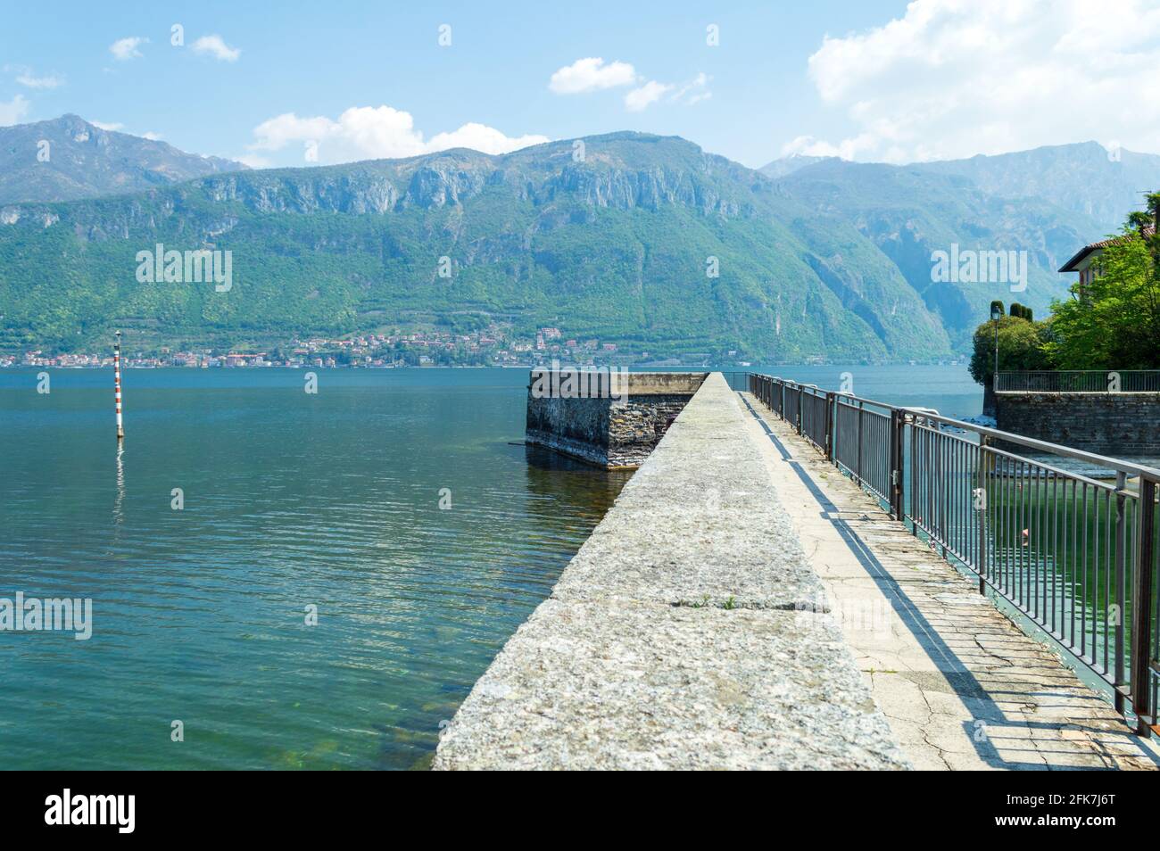 Punta spartivento, in Bellagio Northern Italy. A touristic place in the ...