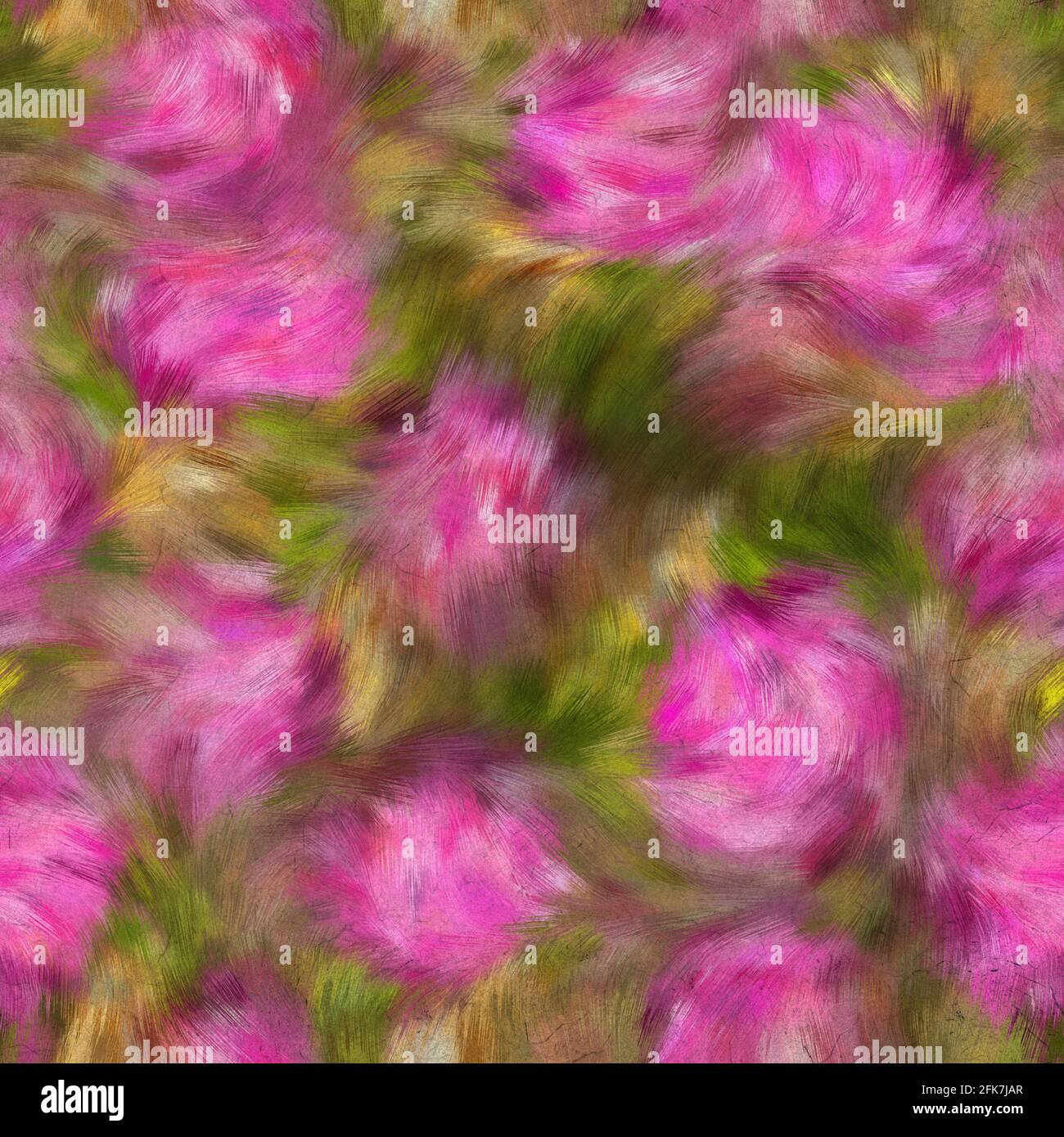 Seamless faux digital painted floral pattern print Stock Photo - Alamy