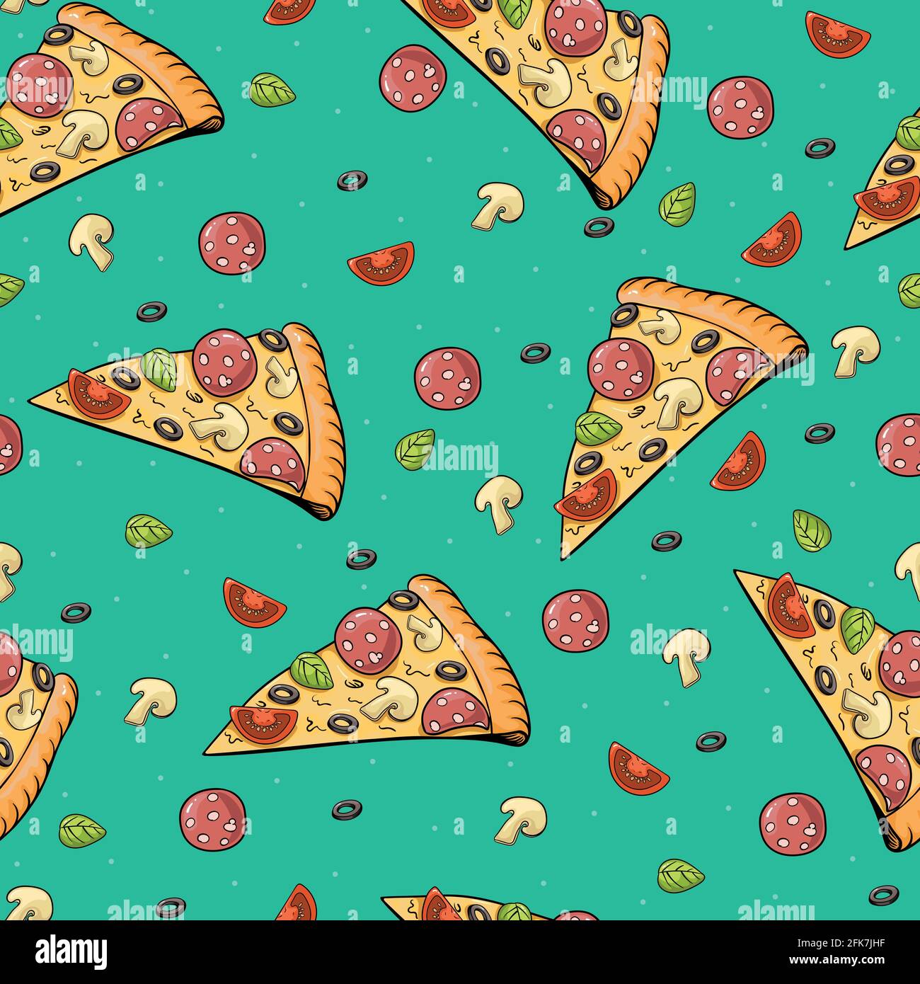 Pizza Slice Pattern