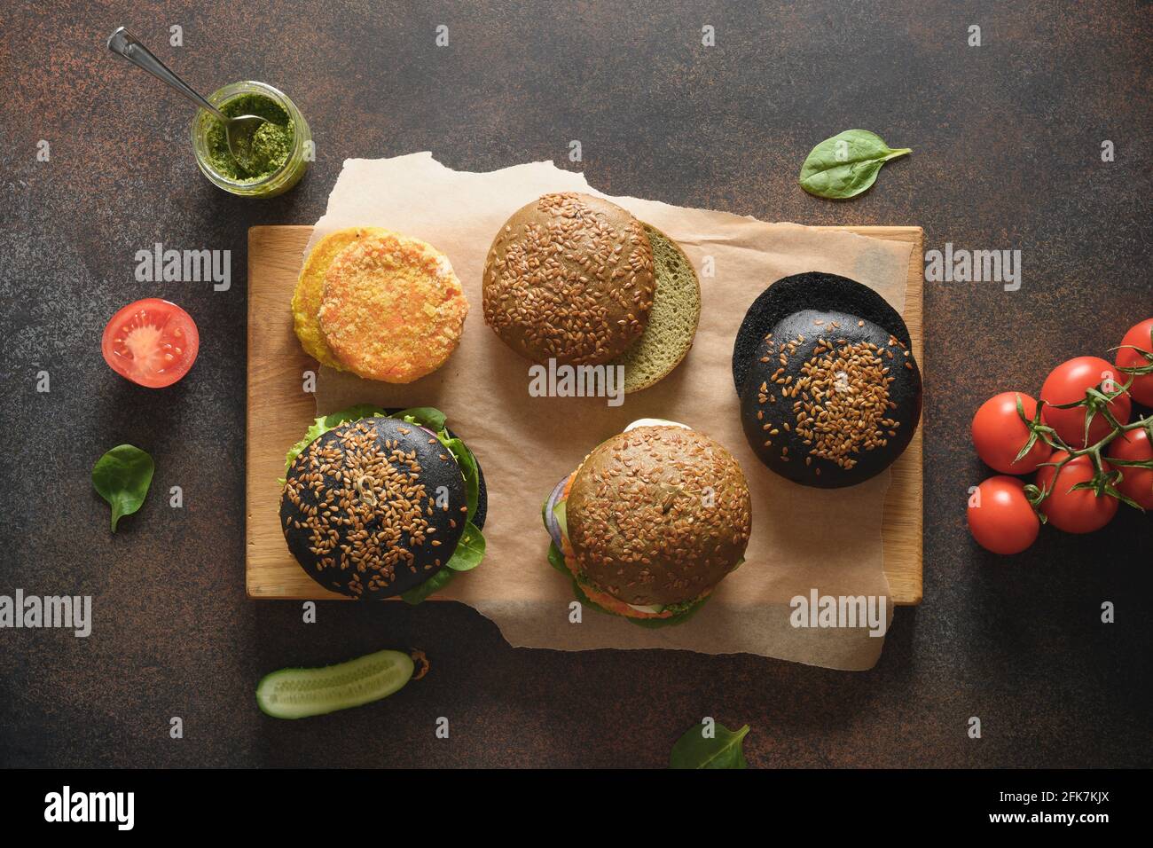 Street food burgers meatballs hi-res stock photography and images - Alamy