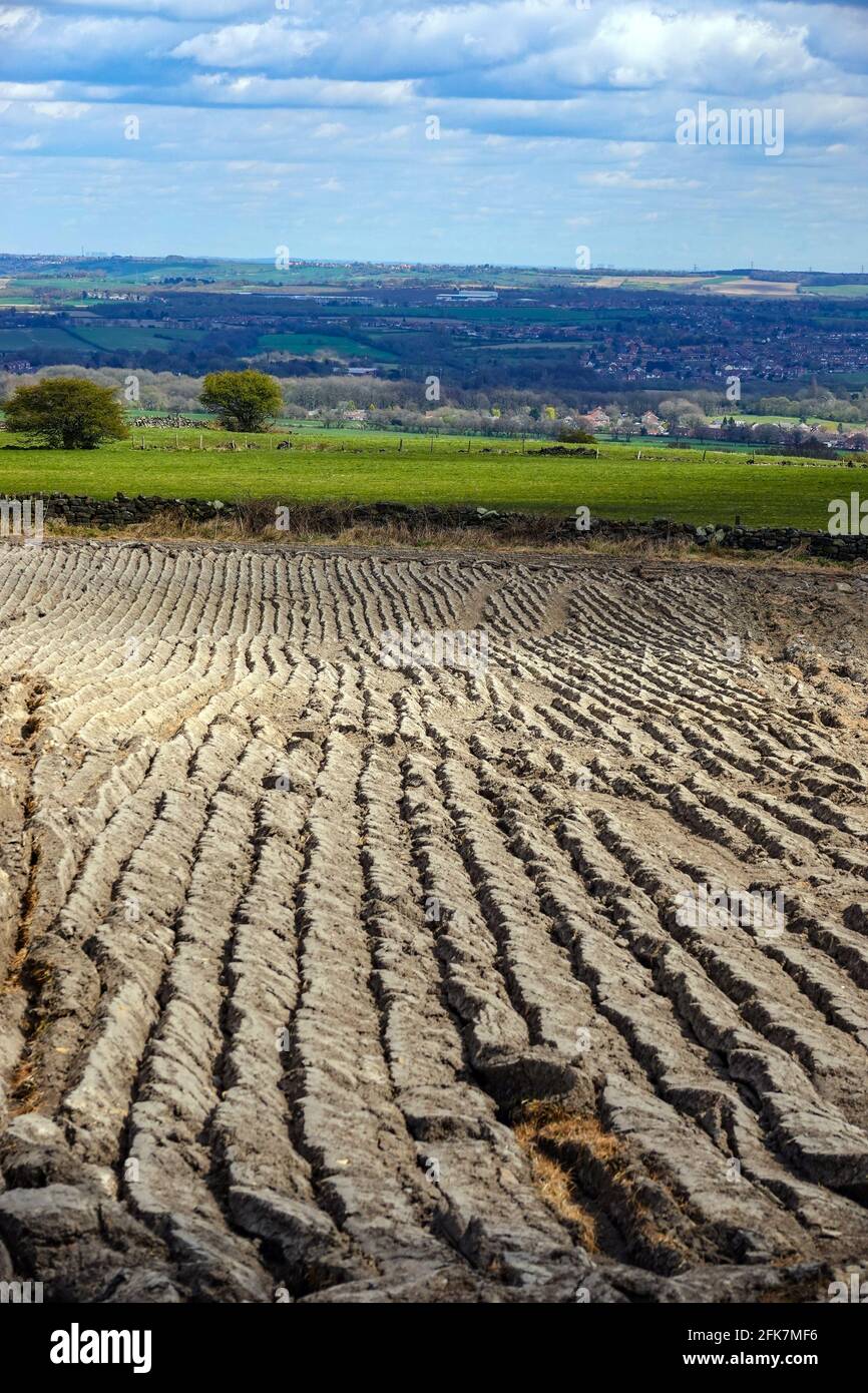 Plough furrow hi-res stock photography and images - Alamy