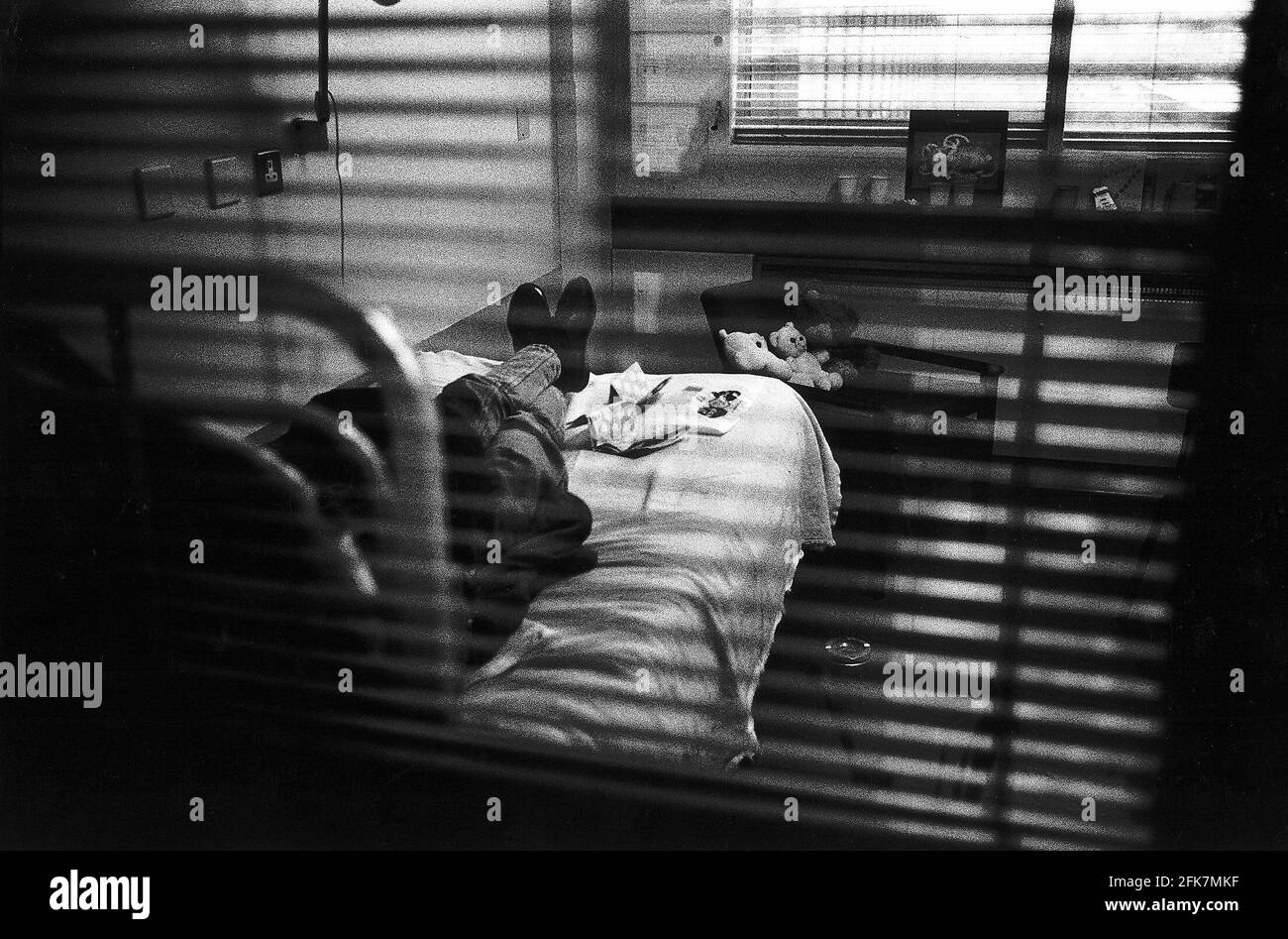 Psychiatric Hospital A typical one bed unit Dbase Stock Photo - Alamy