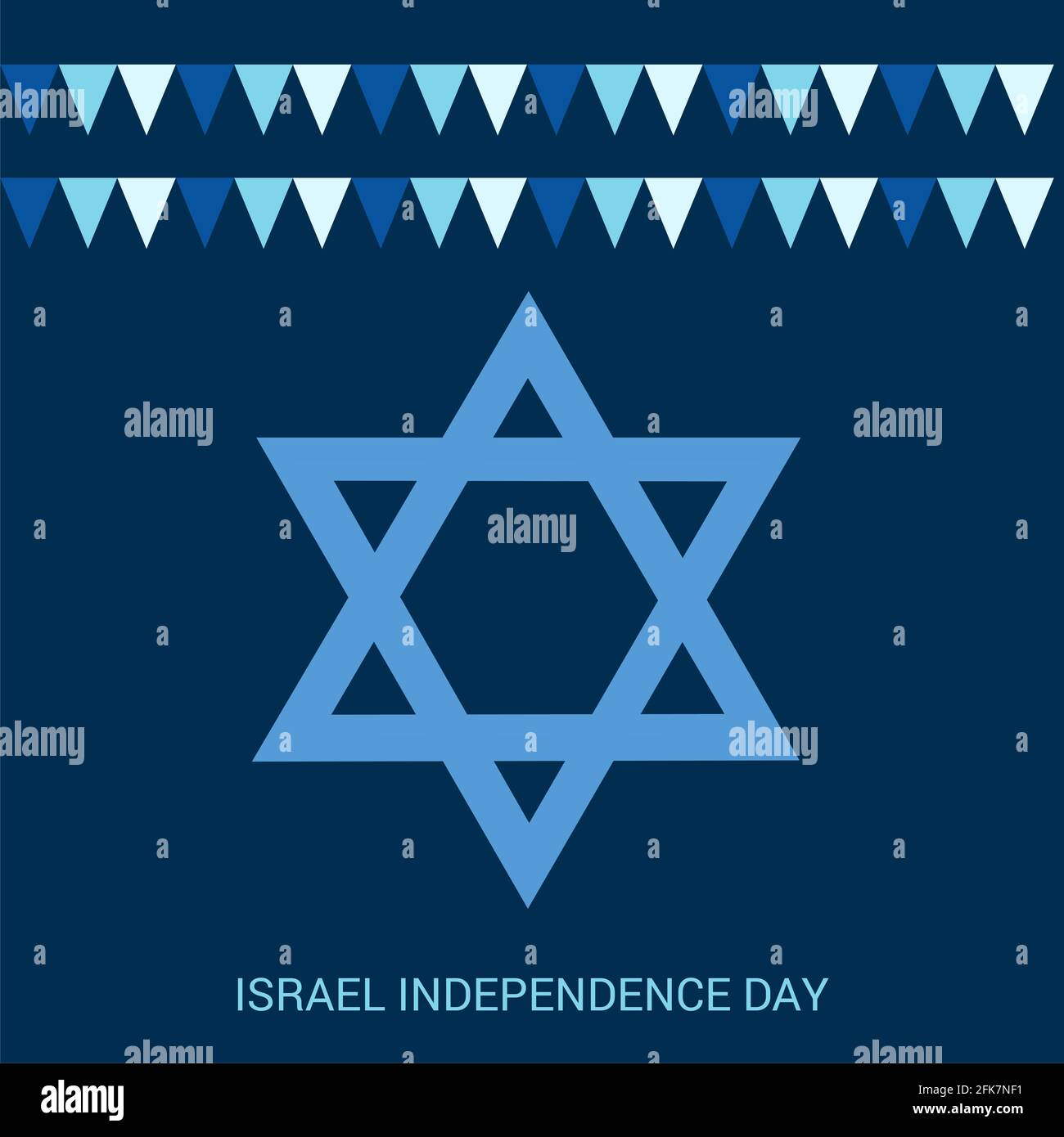 Vector illustration of a Background for Israel Independence Day Stock ...
