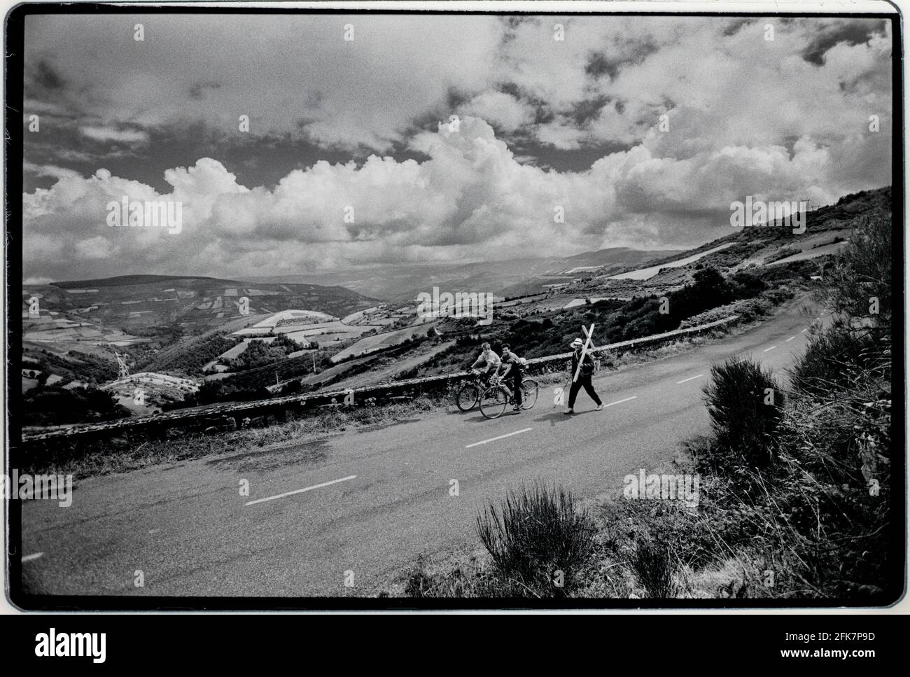 Camino de Santiago Way of St James August 1989 Pilgrims make their way ...