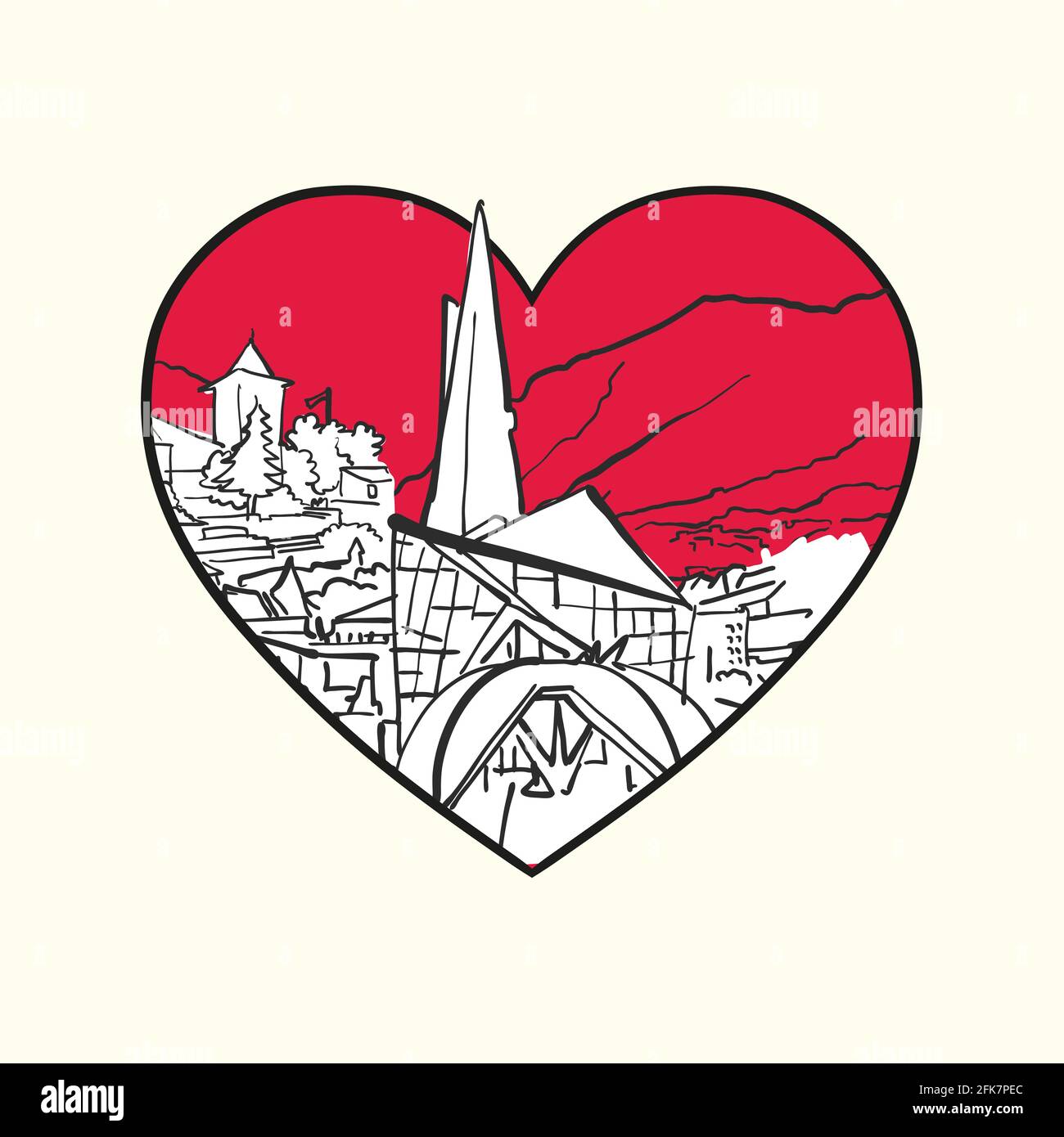 White house in la Stock Vector Images - Alamy