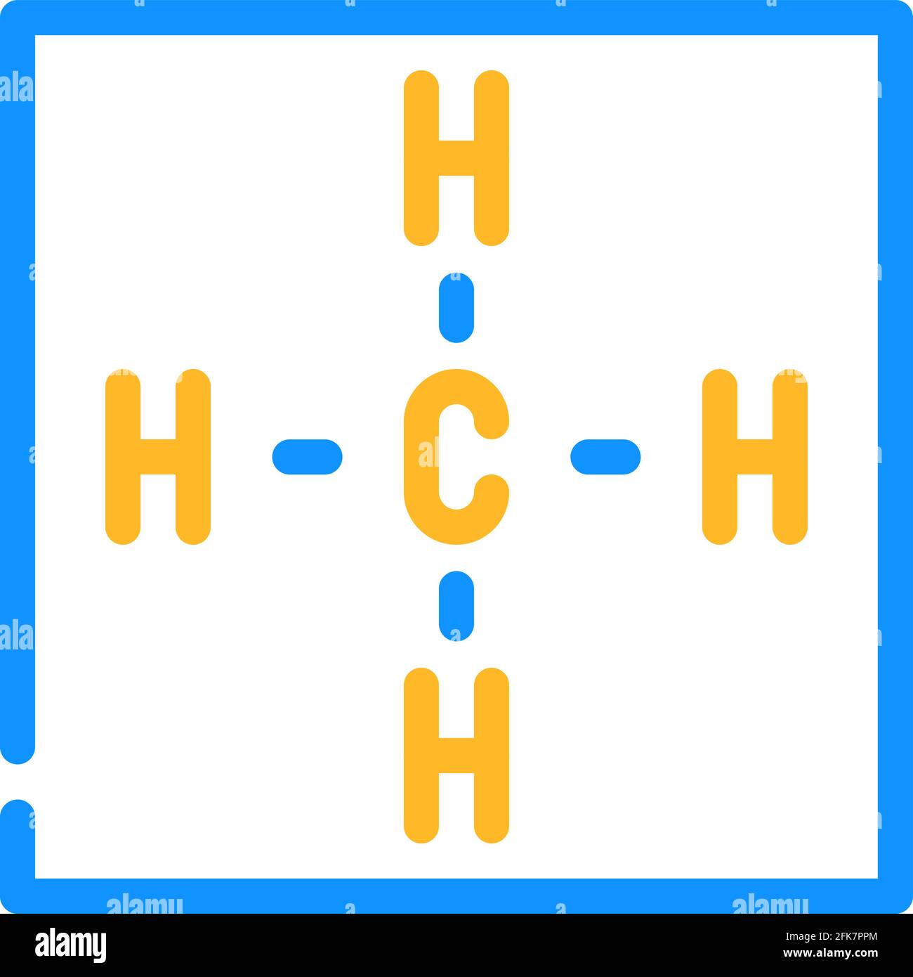 methane biogas chemical color icon vector illustration Stock Vector ...