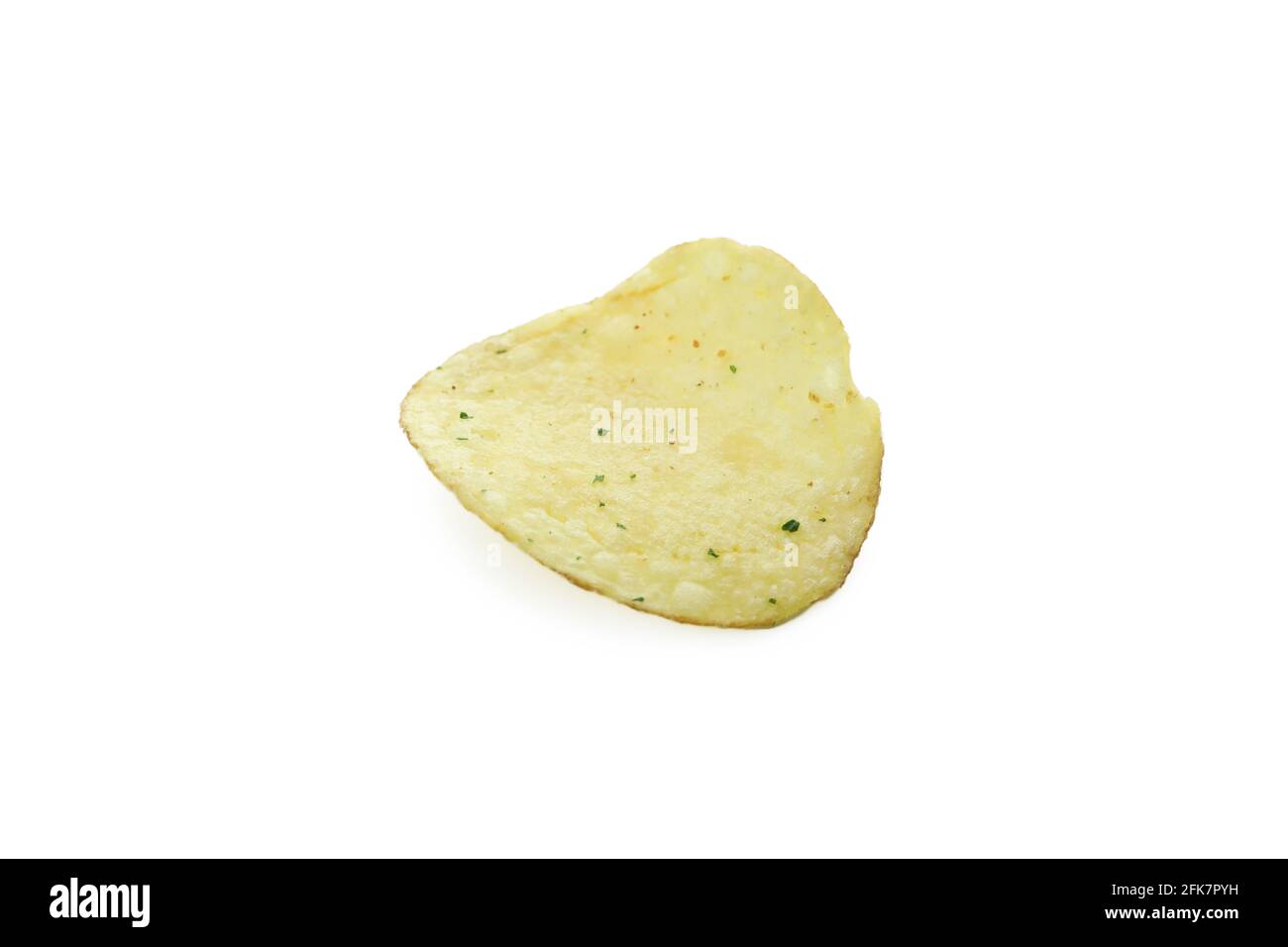 Tasty chips slice isolated on white background Stock Photo - Alamy