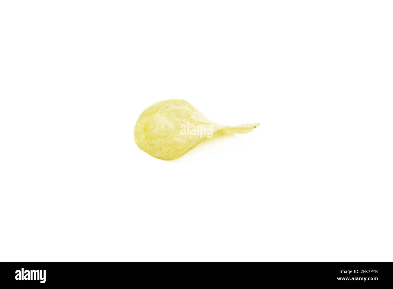 Tasty chips slice isolated on white background Stock Photo - Alamy