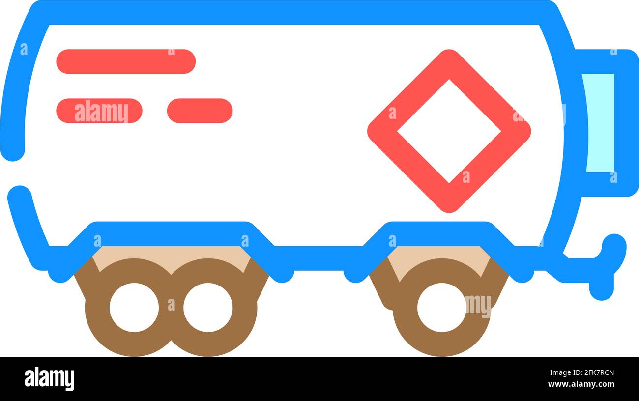 transportation biogas tank color icon vector illustration Stock Vector ...