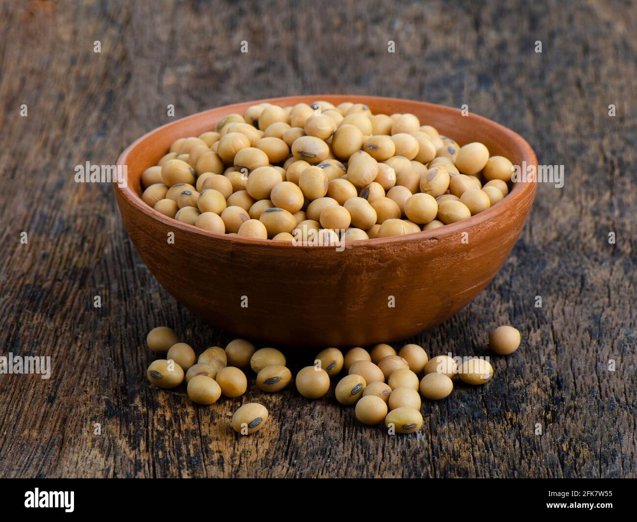 Image of dried yellow soybeans Stock Photo - Alamy