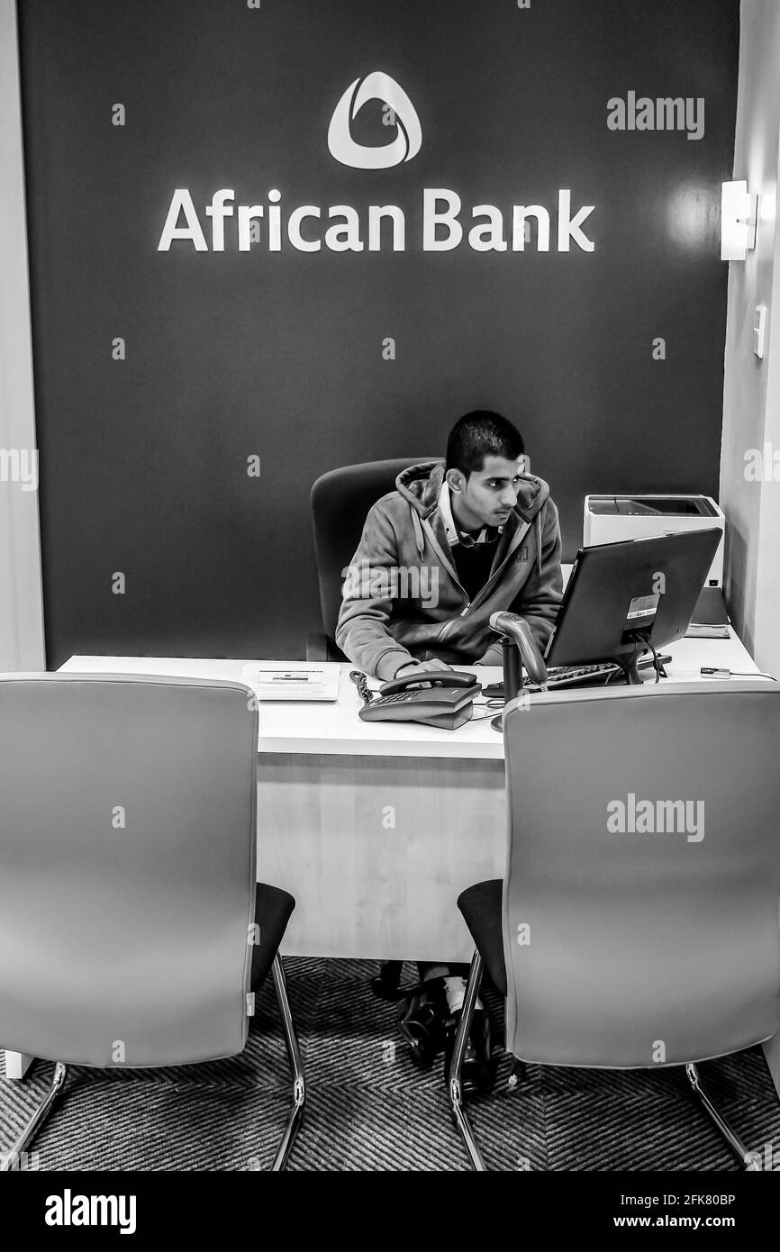 Inside bank queue Black and White Stock Photos & Images - Alamy