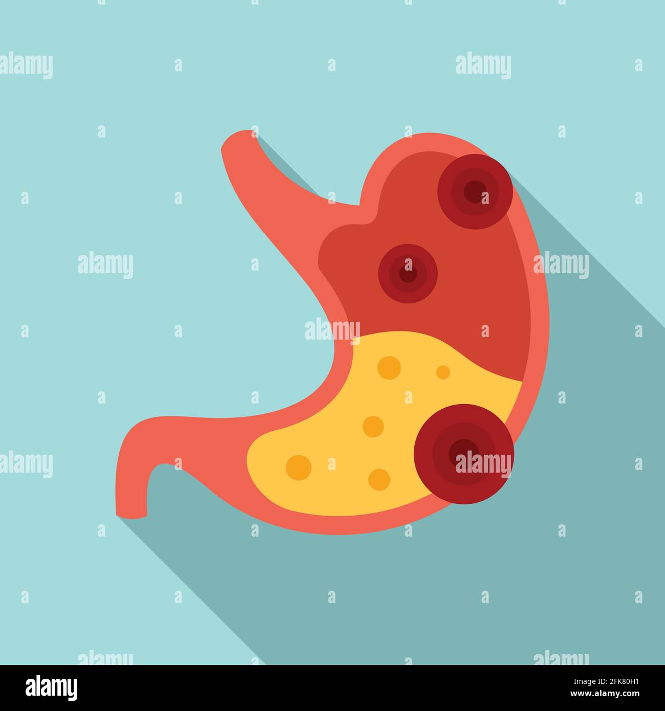 Digestion problems Stock Vector Images - Alamy