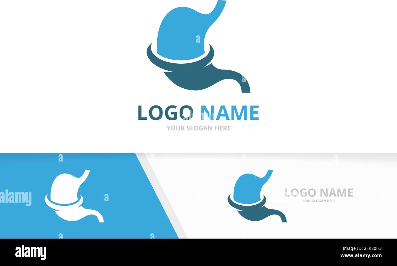Premium stomach logo. Gastroenterology logo for clinic design concept ...
