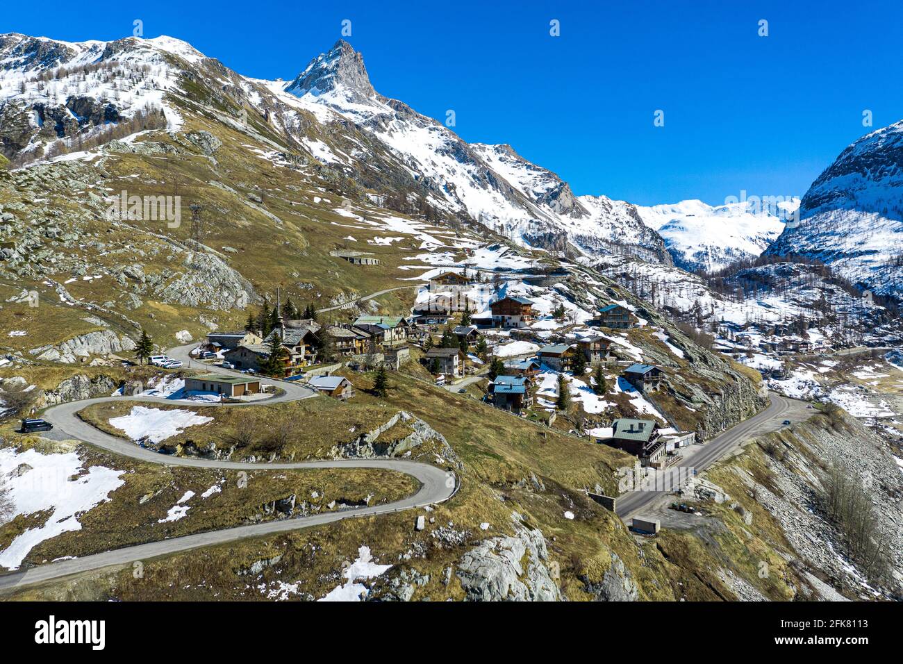 Small mountain resort hi-res stock photography and images - Alamy