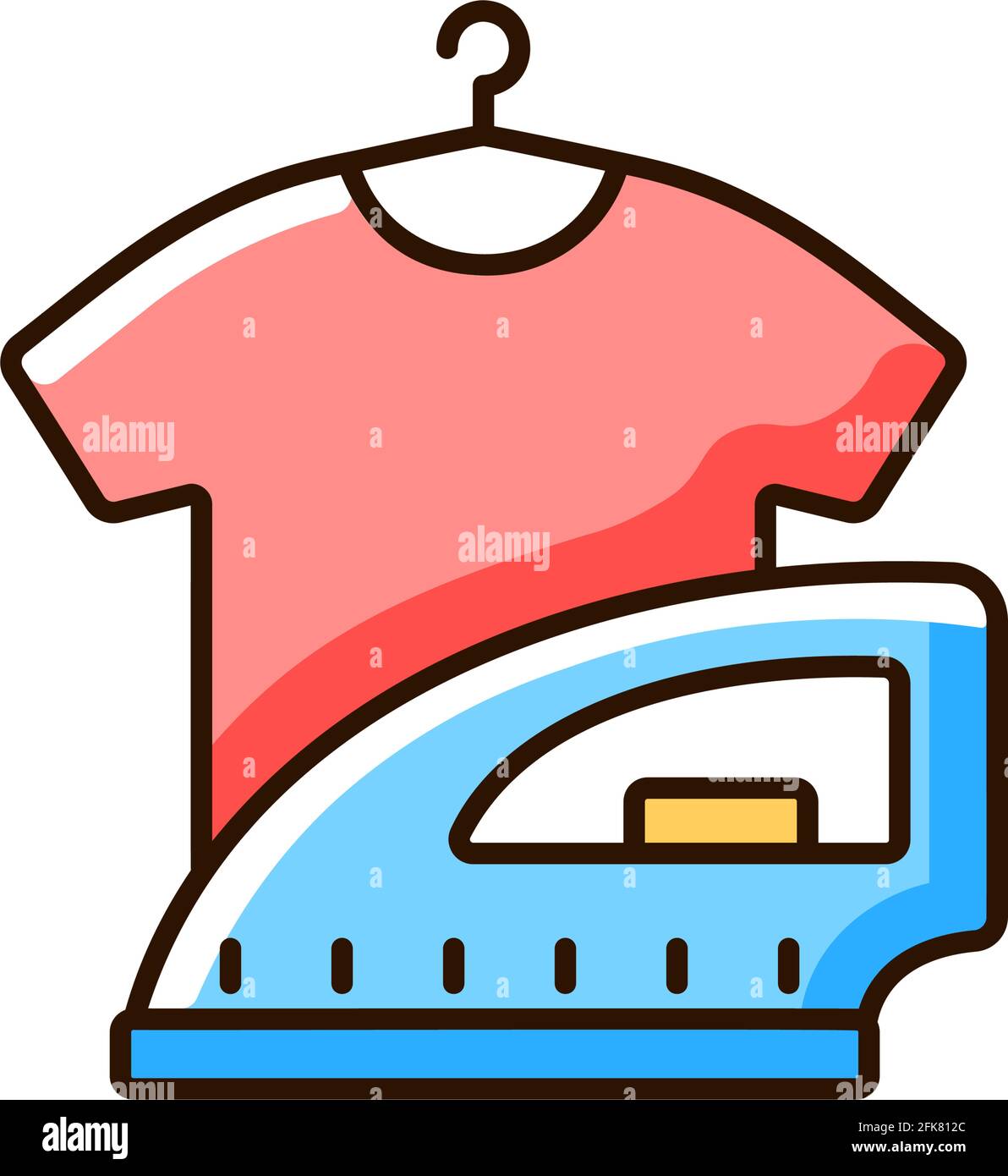 Laundry RGB color icon Stock Vector Image & Art - Alamy