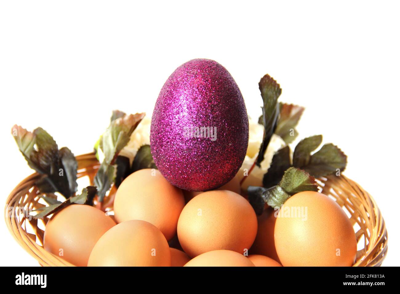 Colored egg. Beautiful eggs. Eggs on a white background. food Stock Photo - Alamy