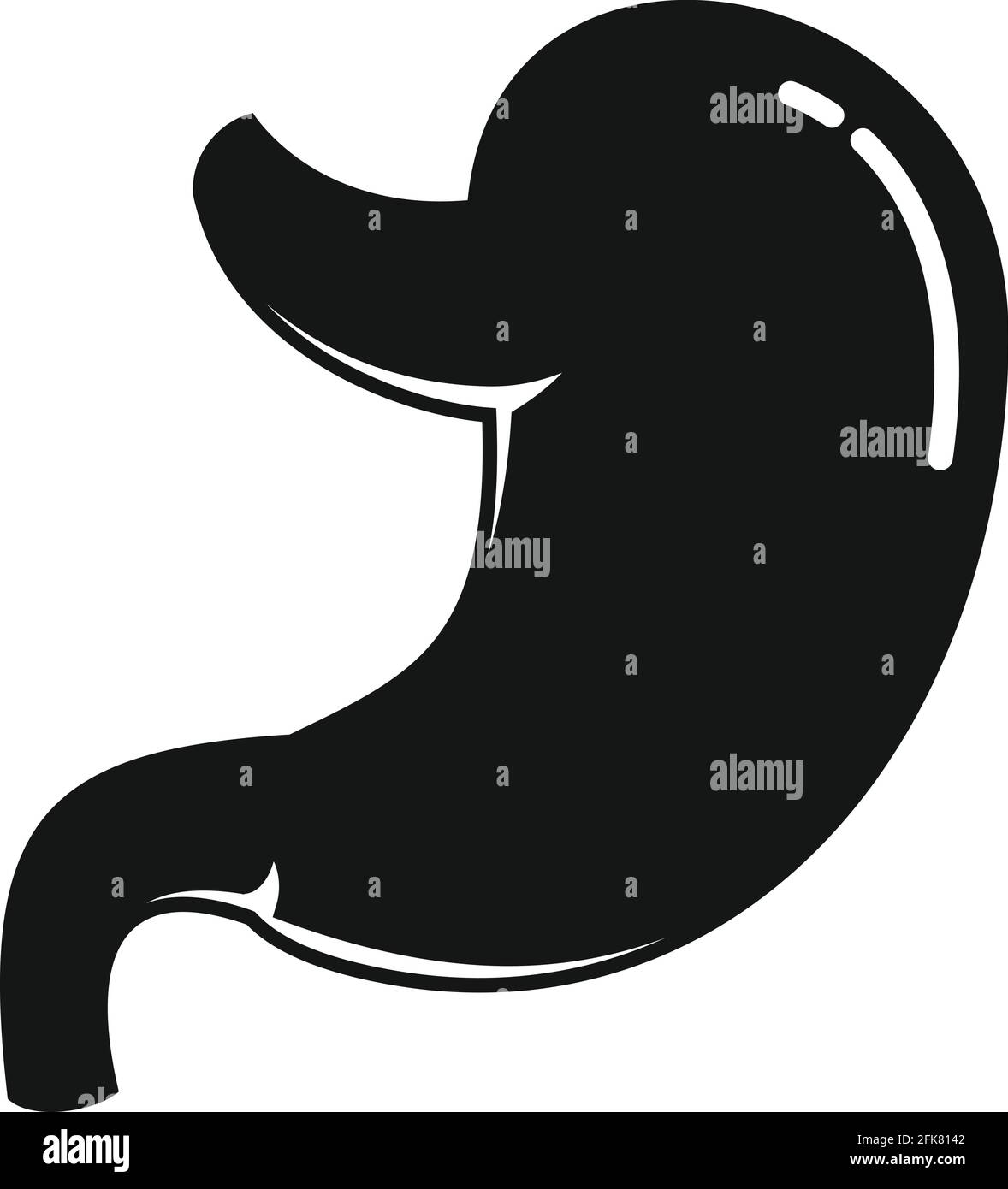 Healthy stomach icon, simple style Stock Vector Image & Art - Alamy