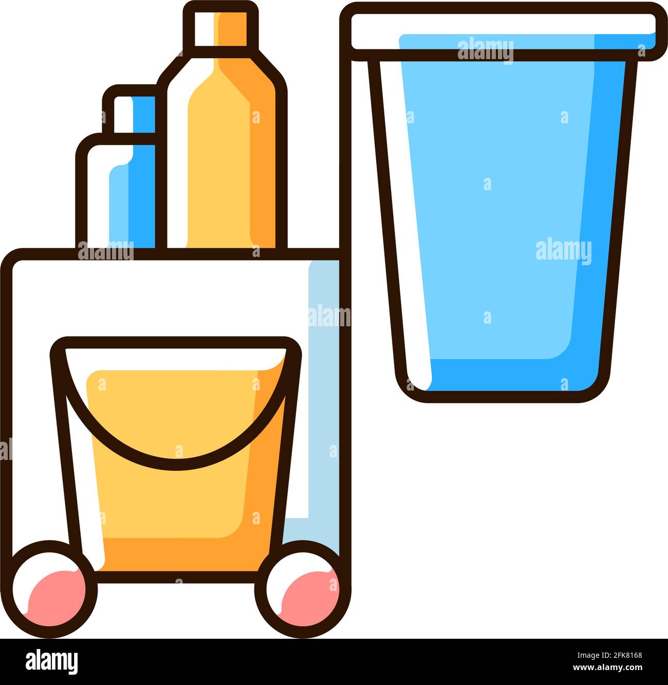 Cleaning service RGB color icon Stock Vector Image & Art - Alamy