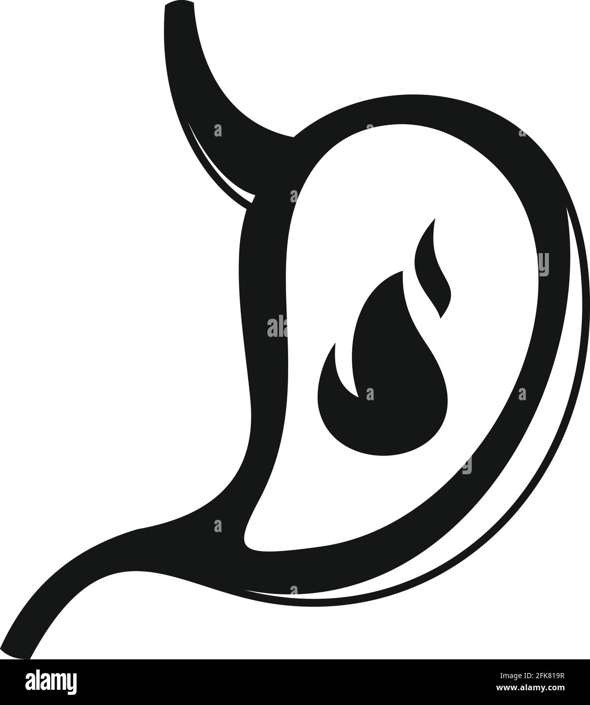 Inflammation of stomach Black and White Stock Photos & Images - Alamy