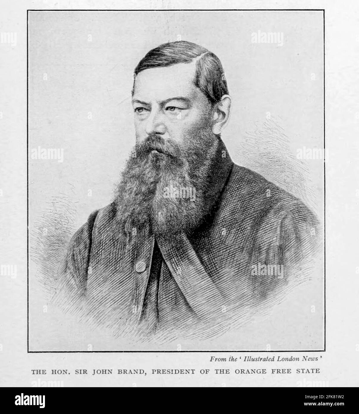 The Hon. Sir John Brand, President Of The Orange Free State From the ...