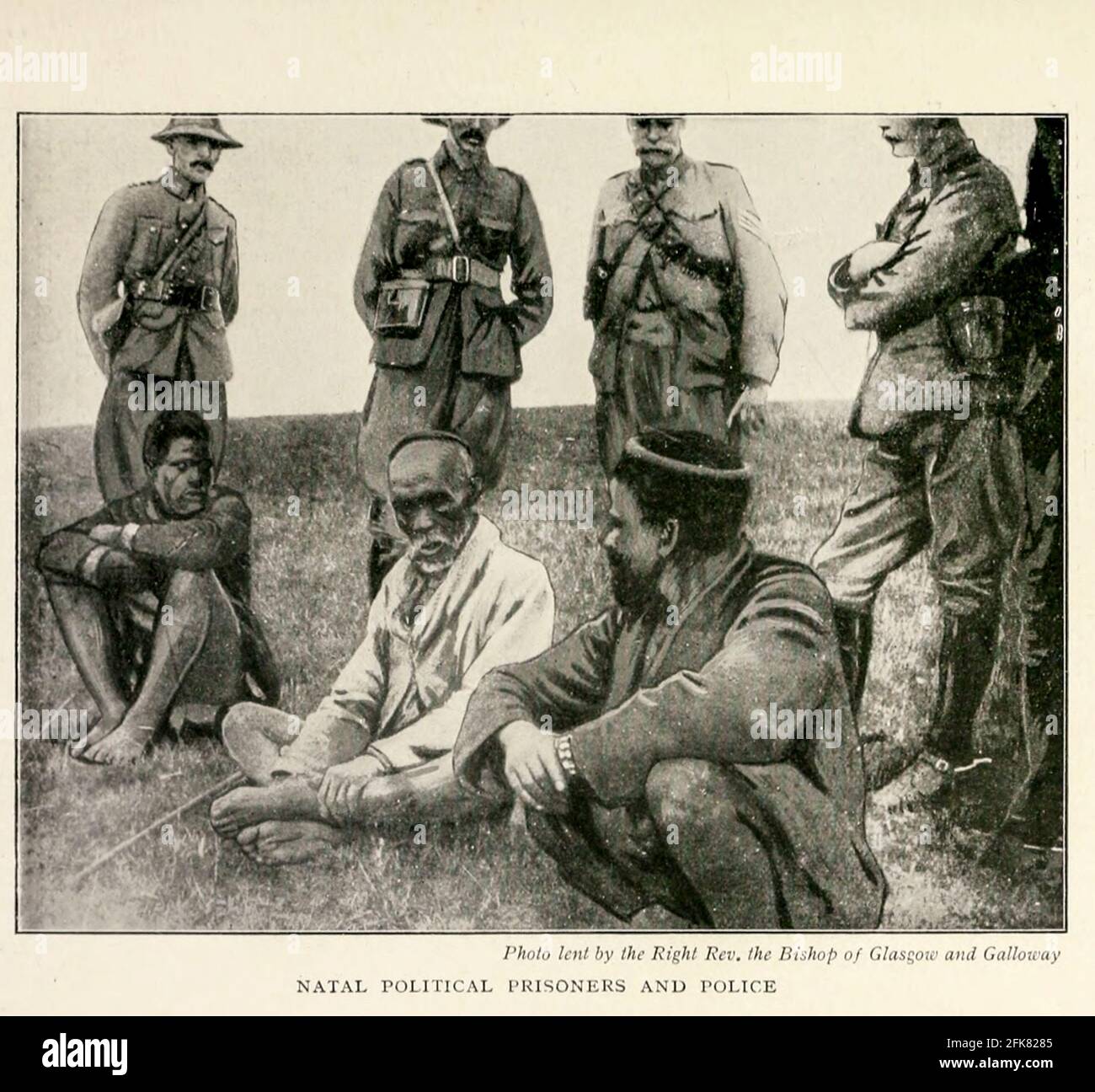 Natal Political Prisoners And Police From the Book ' Britain across the ...